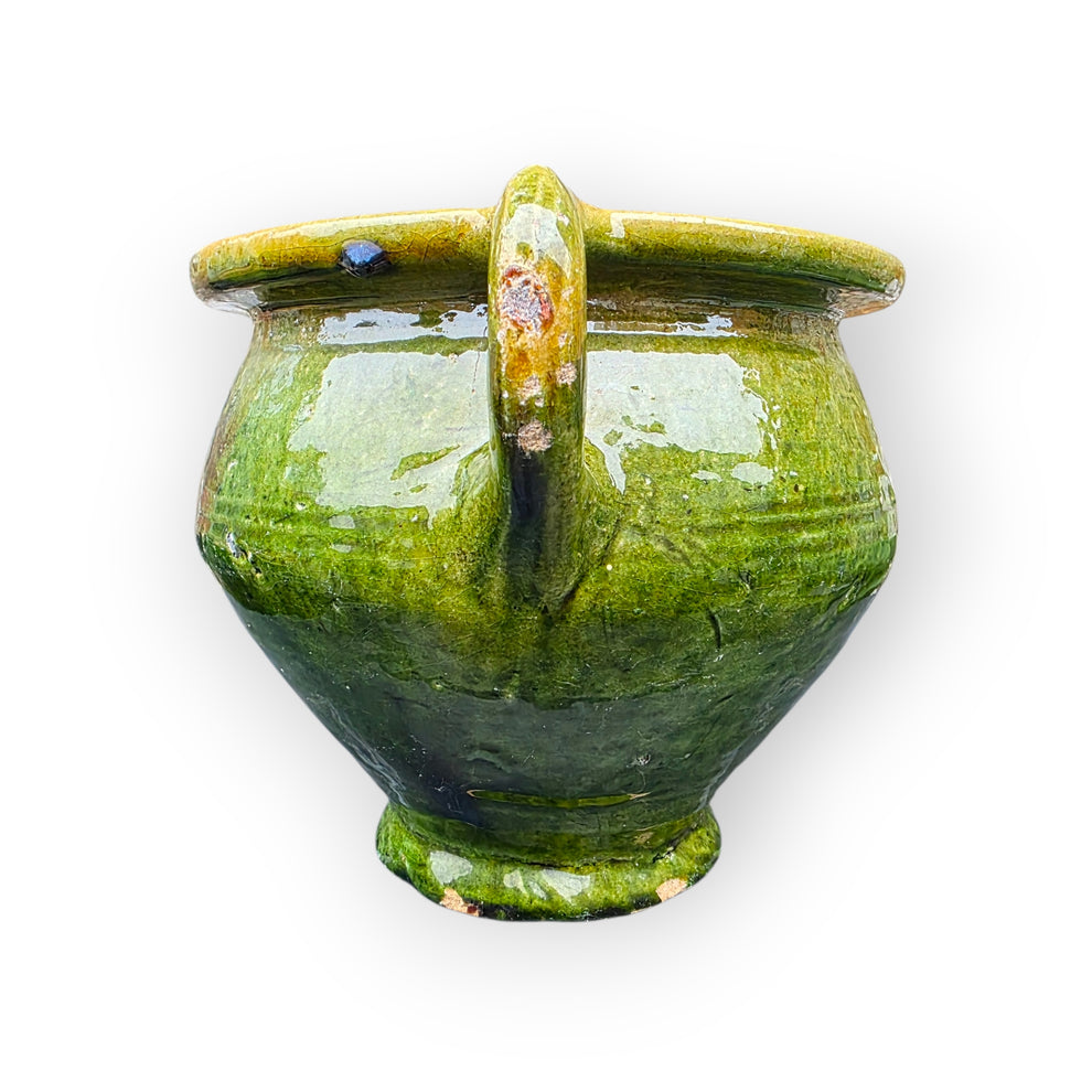 16th‑Century Dutch Lead‑Glazed Chamber Pot – Green Earthenware, C.1580 ...