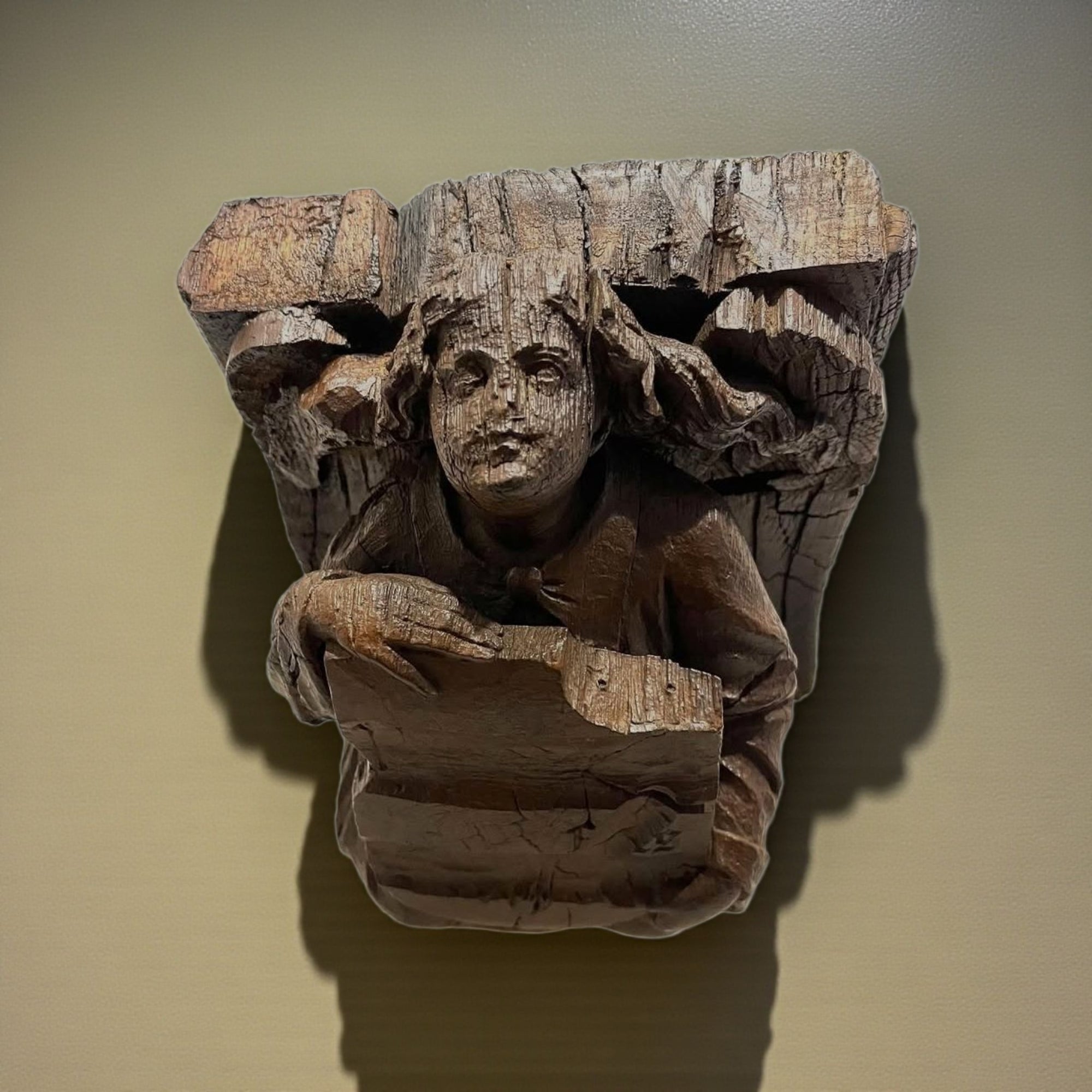 15th-Century English Antique Carved Oak Angel Corbel | Holt Antiques ...