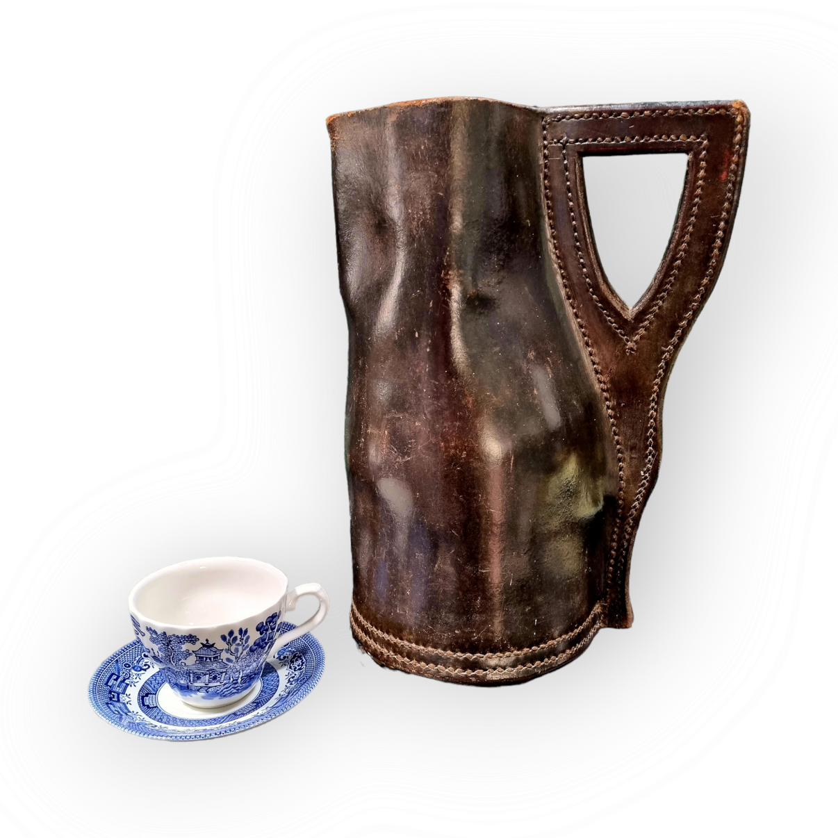 Early 19th Century English Antique Leather Bombard / Jug, Circa 1800 ...